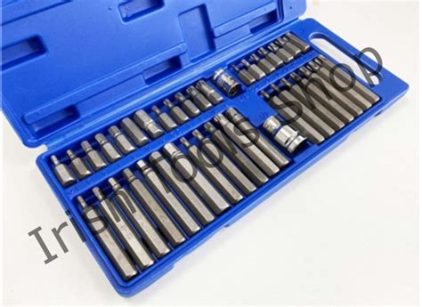 40pc Hex Star Spline Bits Irish Tools Shop