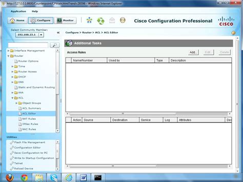 Cisco Configuration Professional Initial Setup And Access List Lab Free CCNA Study Guide