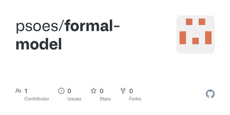 Github Psoesformal Model