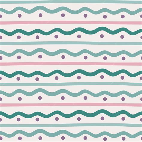 Premium Vector Lines And Dots Pattern