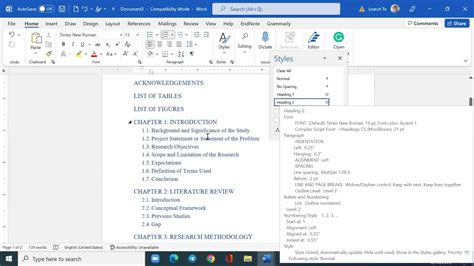 Thesis Formatting Youtube