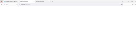 Unable To Connect To Localhost1337server Moralis General