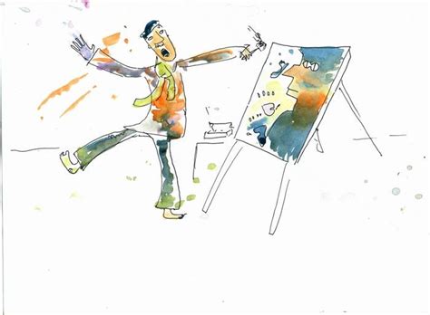 Иллюстрация Художник пишет портрет полицейского