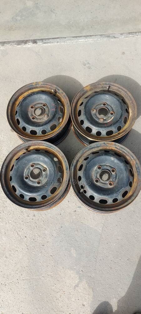 Железни джанти за Vw Polo 13ц Джанти 2 бр Vw 13 цола Стоманени джанти железни джанти 5 J