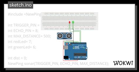 Ultrasonic Mary Wokwi Esp32 Stm32 Arduino Simulator