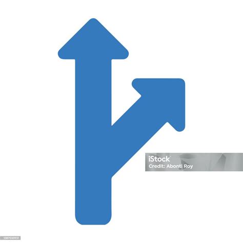 방향성 앞곡선과의 상호 작용 탐색 도로 표지판 두 가지 방법 아이콘 0명에 대한 스톡 벡터 아트 및 기타 이미지 0명 교통