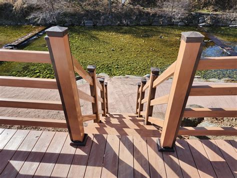 단양소재 공원 홍송 데크로드 시공현장 주식회사 이노스