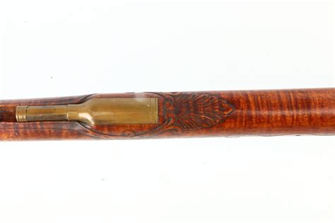 Flintlock Rifle With Tiger Maple Stock Ebth