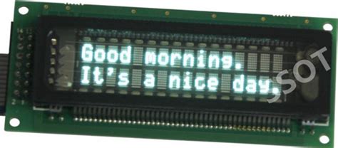 Self Luminous VFD Display Module Character Display Module 16T202DA1J