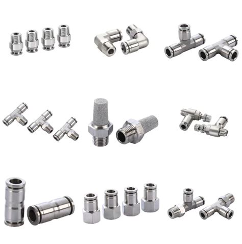 Quick Connector Quick Screwing Connector Fitting Manufacturer Pc Stainless Steel Quick Air Hose