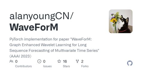 Github Alanyoungcnwaveform Pytorch Implementation For Paper Waveform Graph Enhanced