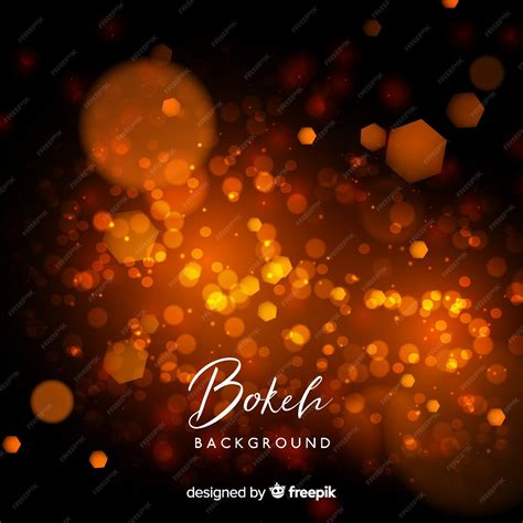Free Vector Creative Bokeh Background Design