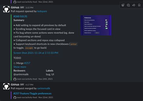 Github Slack Integration Neat