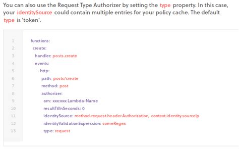 Multiple Identity Sources On Api Gateway Custom Authorizer · Issue 5746 · Serverlessserverless