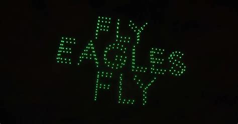 Philadelphia Eagles Drone Show Highlights Cbs Philadelphia