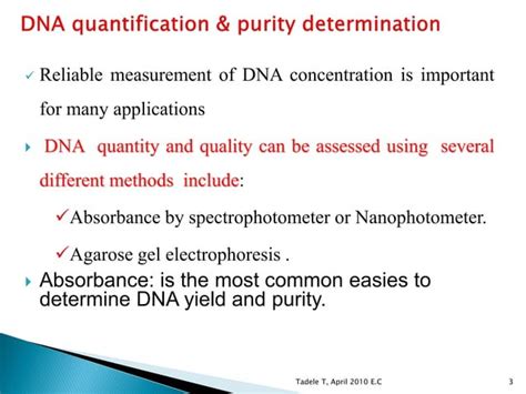 Dna Quantification 2011 Ec Ppt