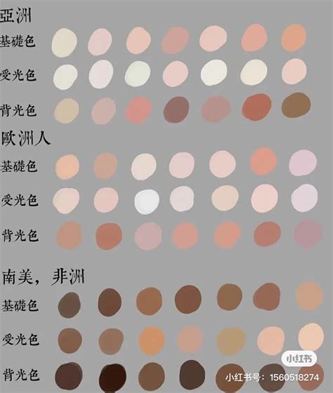 肤色色卡 高清图片，堆糖，美图壁纸兴趣社区
