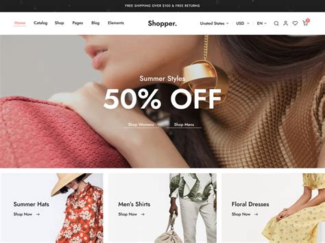 Shopper Vue Js 3 Multipurpose E Commerce Free Template Therichpost