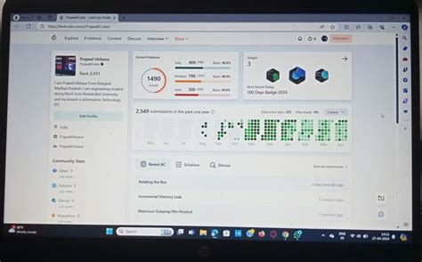 Day 182 Of Leetcodechallenge Bydsa Prajwal Hirkane Posted On The Topic Linkedin