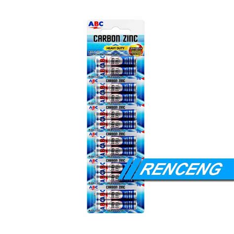Jual MENGANDUNG BATERAI Batu Baterai AAA ABC 1 Lusin Battery A3 12 Pcs Ukuran Baterai