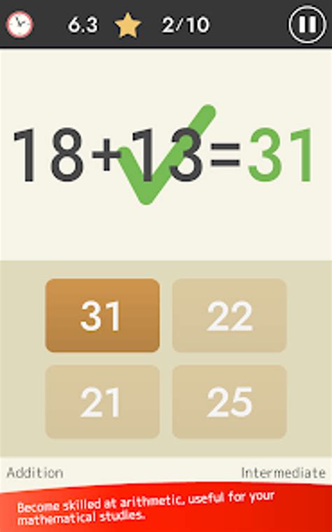 Android Için Mental Arithmetic Math Apk İndir