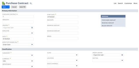 Netsuite Purchase Contracts Suiterep