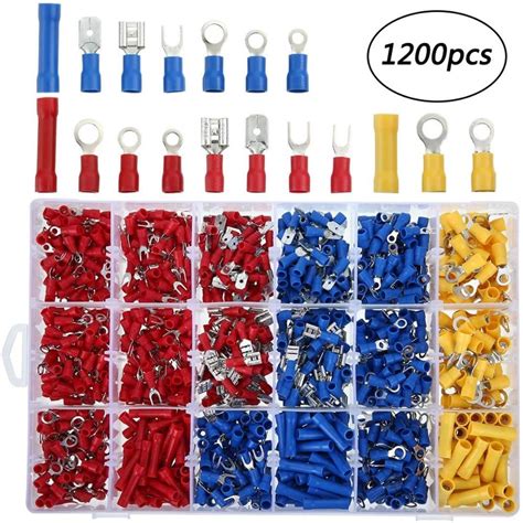 2803734801200 Pcs Electrical Assorted Insulated Wire Cable Terminal