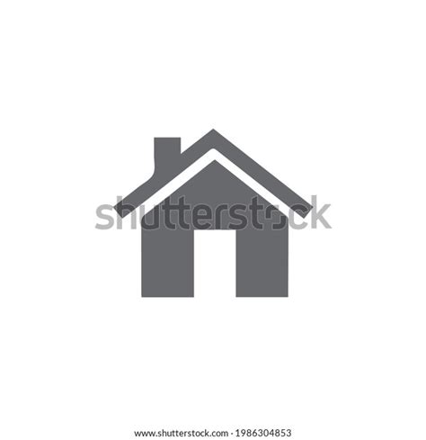 Small House Icon Vector Simple Flat Stock Vector Royalty Free