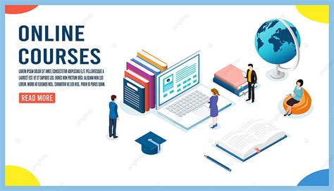 E Learning 원격 화상회의 웹을 통한 온라인 수업 책 일러스트 학교 일러스트 템플릿 Psd 다운로드 디자인 자료 다운로드