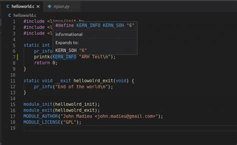 Stupid Python Tricks Vscode Ccpppropertiesjson For Linux Kernel