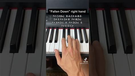 How To Play Fallen Down On Piano Letters At Ellis Brashears Blog