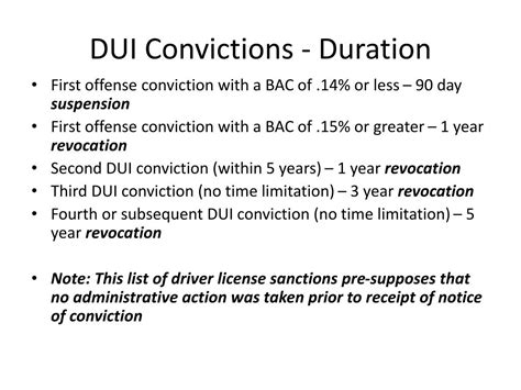 Ppt Driver License Suspension And Revocation Actions As A Result Of Alcohol Related Violations