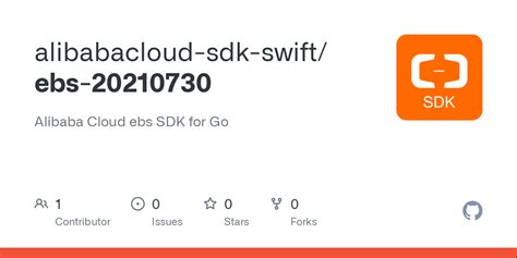 GitHub Alibabacloud Sdk Swift Ebs 20210730 Alibaba Cloud Ebs SDK For Go