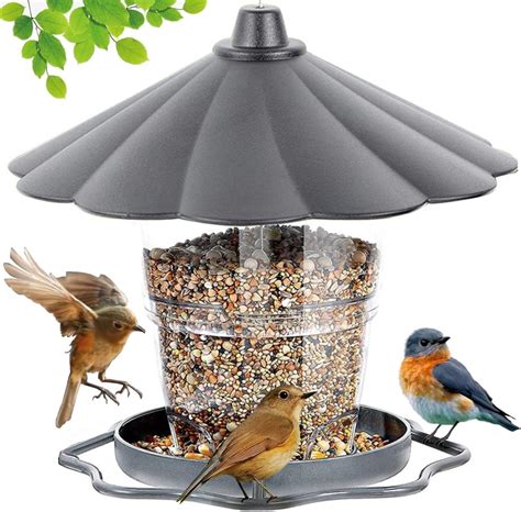 Wllkoo Bird Feeder Bird Feeders For Outside Outdoors