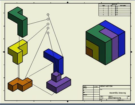 Puzzle Cube Assembly