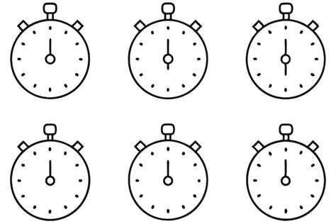 Timer Line Art Illustration Techniques Guide Premium AI Generated Vector