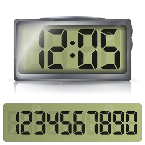 Digital Alarm Clock Vector Hd Png Images Digital Alarm Clock Vector