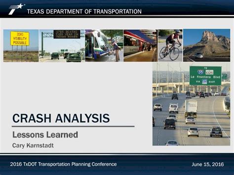 Pdf Crash Analysis• Crash Types • Manner Of Collision • Contributing Factors • Main