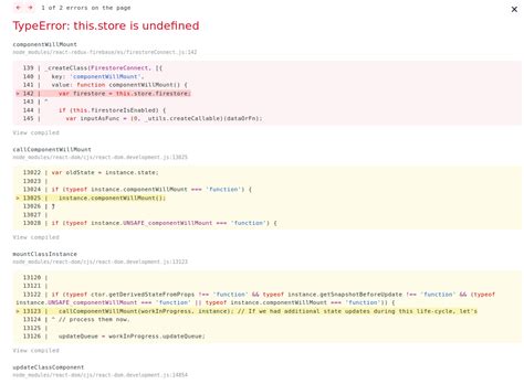 Reactjs Having Trouble Retrieving Data From Firestore Typeerror This Store Is Undefined