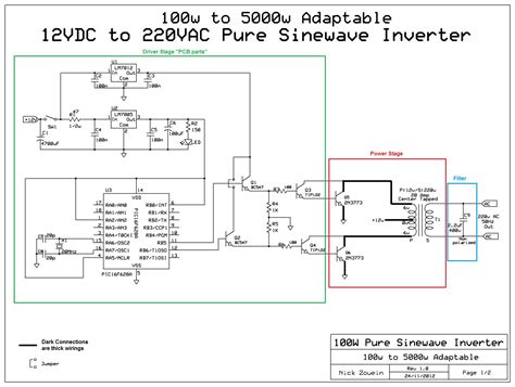 Adaptable 12vDC 220vAC Pure Sinewave Inverter Instructables