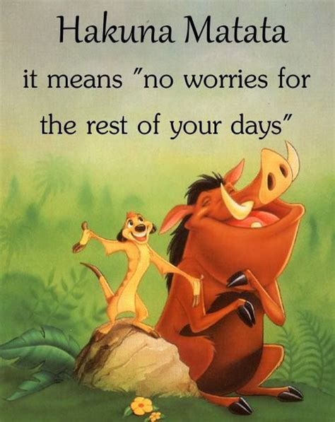 Timon Lion King Quotes