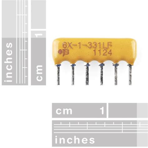 Resistor Network 330 Ohm 6 Pin Bussed Opencircuit