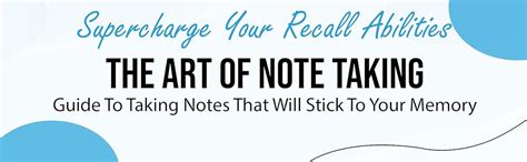 The Art Of Note Taking Your Research Based Guide To Taking Notes That Will Stick To Your Memory