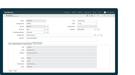 Service Bridge Servicenow