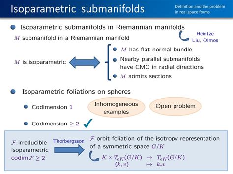 Ppt Isoparametric Foliations On Complex Projective Spaces Powerpoint