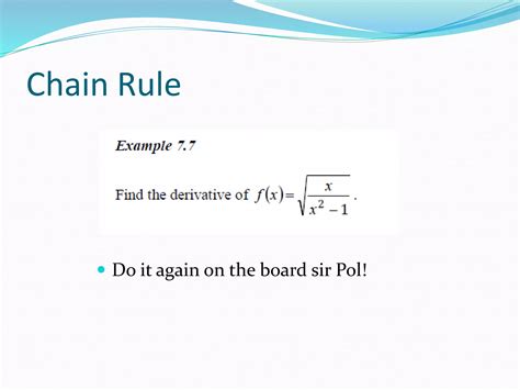 Chain Rule And Trigonometric Functions Pptx