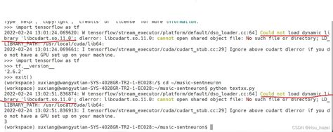 Tensorflowcould Not Load Dynamic Library Libcudart So Dlerror Libcudart So
