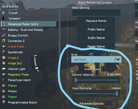 can anyone tell me what script or mod adds this config in the control