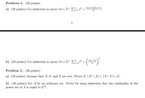 Solved Problem 4 20 Points N N 1 2n 1 A 10 Points Use Chegg Com