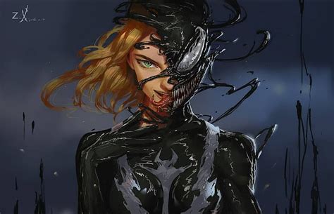 Gwen Stacy Venom Anti Gwenom Costume D Print Gwen Stacy Venom Gwen